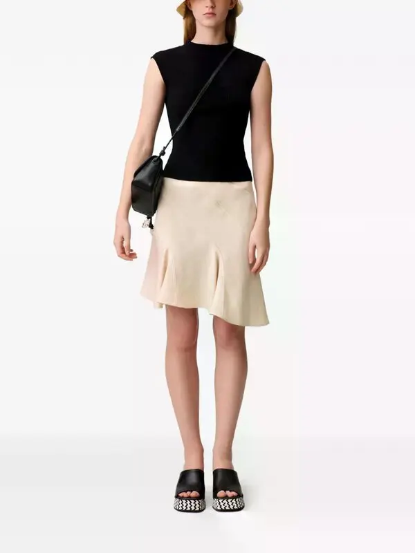 Claudie Pierlot Sleeveless Mock Neck Top - Black