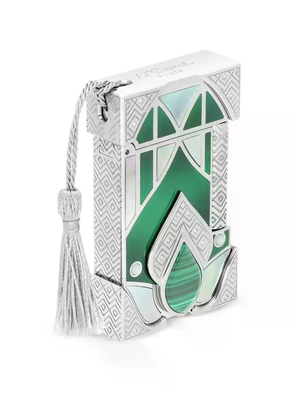S.t. Dupont Ligne 2 Haute Creation Maharaja Lighter - Silver