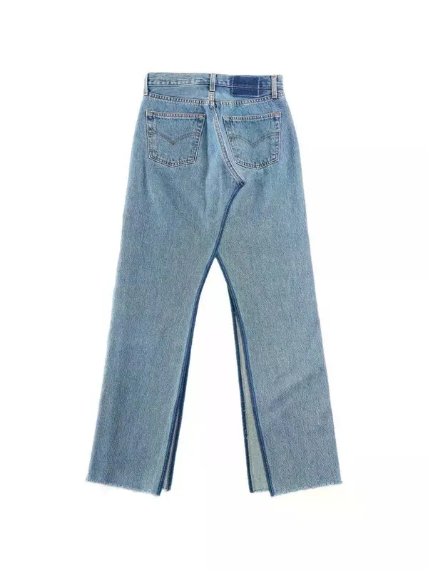 BETTTER Better Denim Maxi Skirt With Frayed Hem - Blue