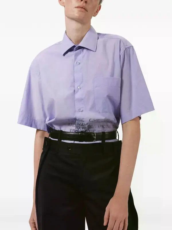 BETTTER Short-sleeved Shirt With Chest Patch Pocket
