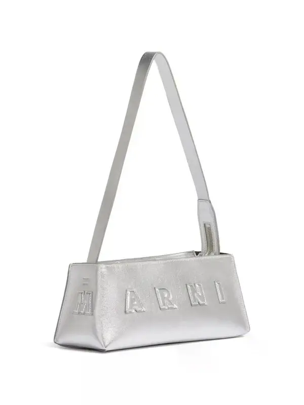 Marni Embossed Leather Shoulder Bag