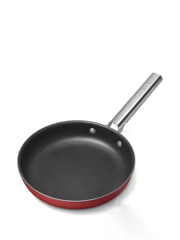 SMEG Stainless Steel Frying Pan - Red