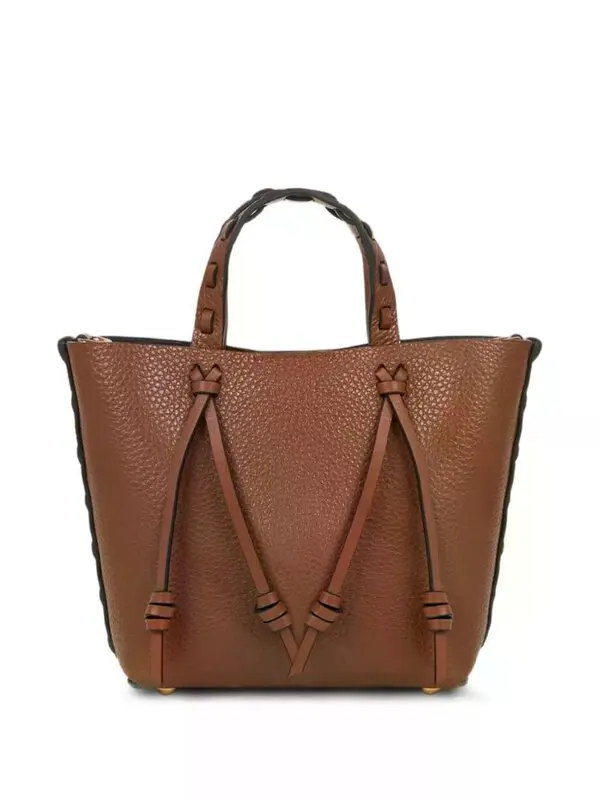 Etro Knotted Leather Mini Bag - Brown