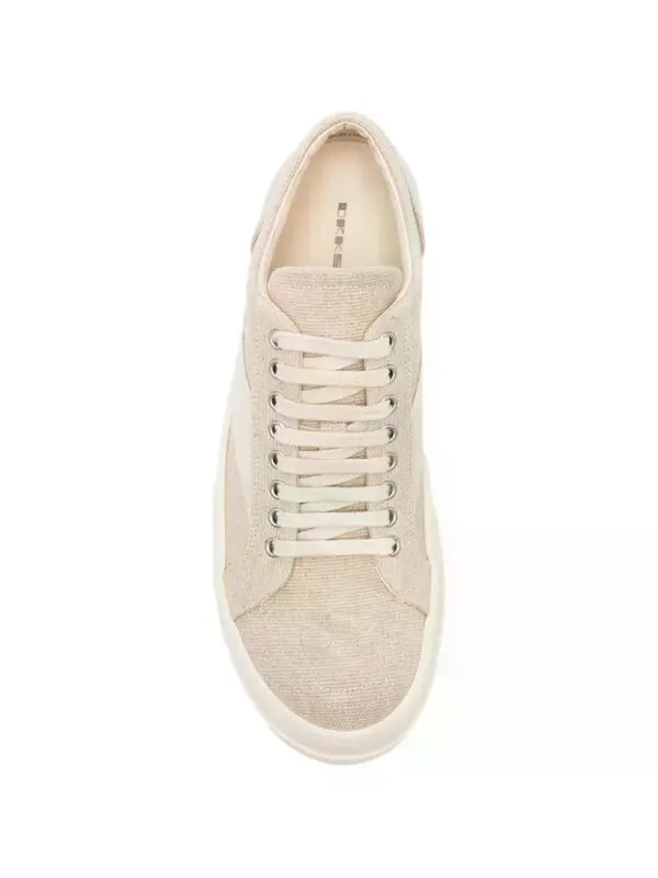 Rick Owens Lace-up Panel Sneakers - Neutrals