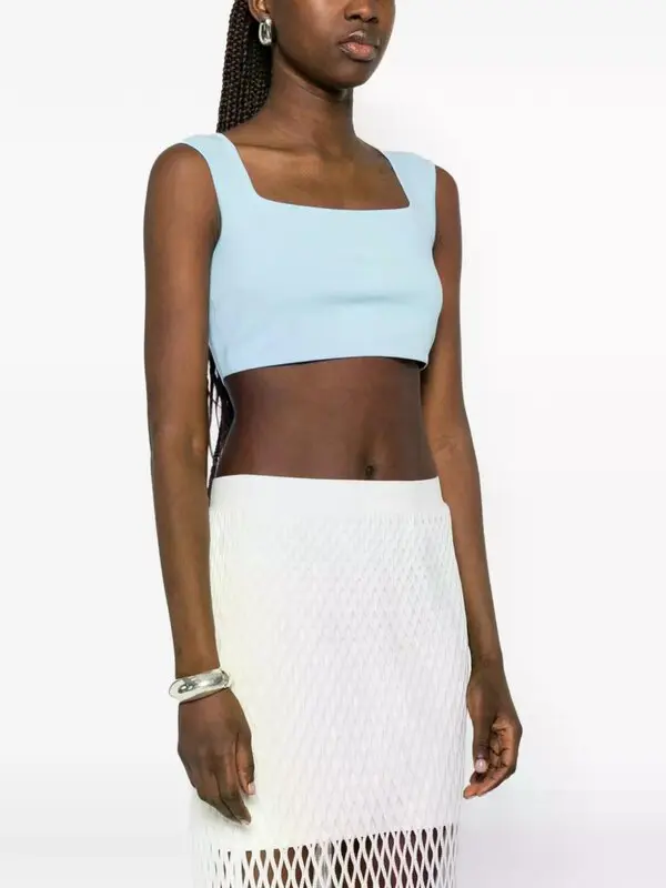 Max Mara Sleeveless Square Neck Top