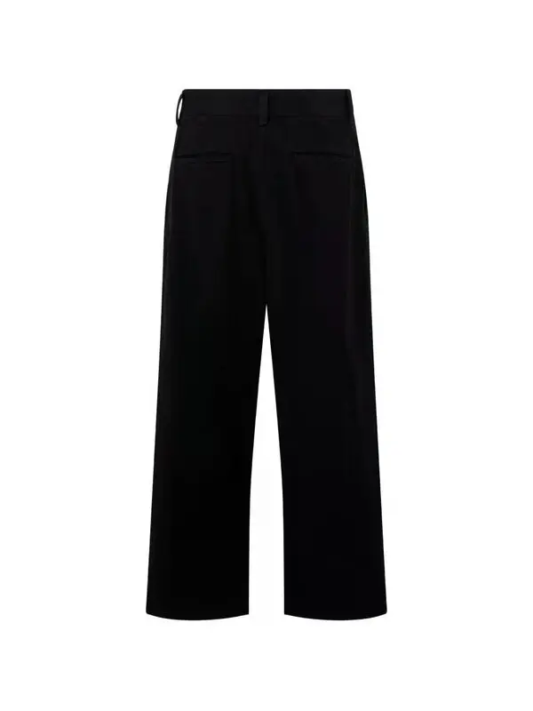 AGOLDE Pleated Wide-leg Cropped Trousers