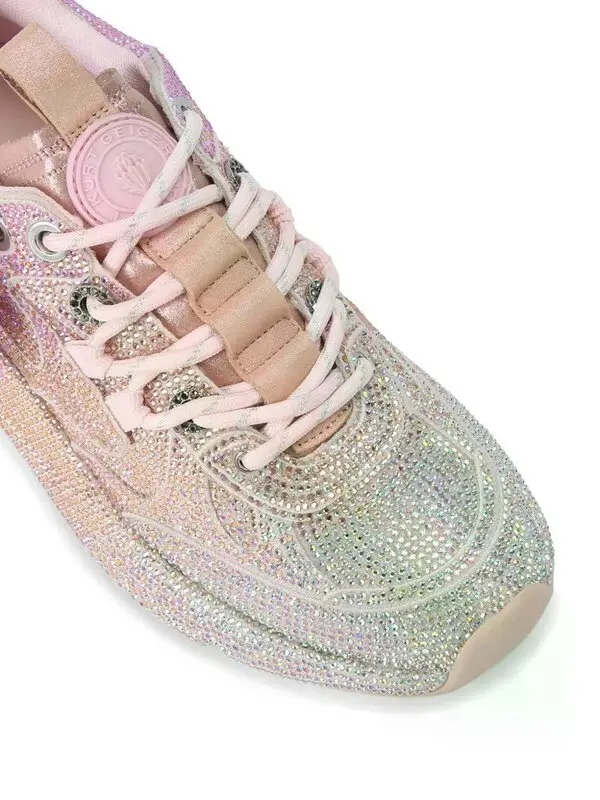 Kurt Geiger Embellished Crystal Sneakers