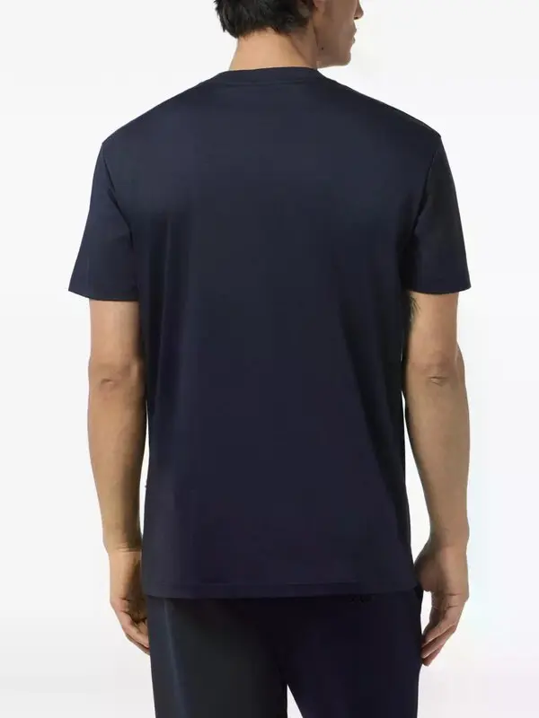 BILLIONAIRE Round-neck Logo-embroidered T-shirt