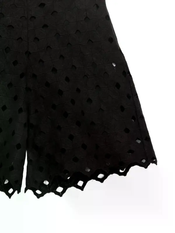 Max Mara Eyelet Shorts - Black