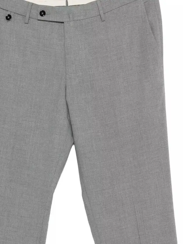 PT TORINO Tailored Buttoned Trousers - Grey