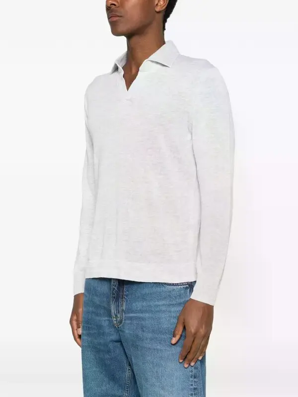 ARTE ANTWERP Notched Collar Sweater