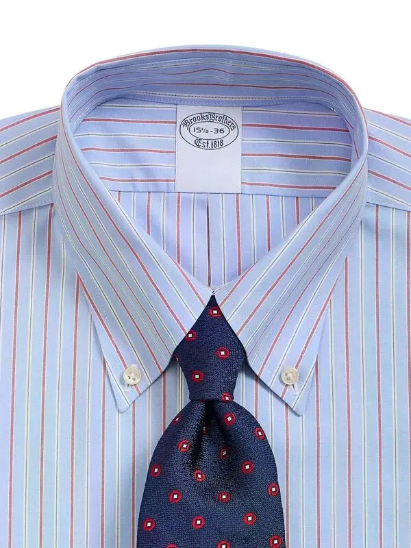 Brooks Brothers Button-down Striped Shirt - Blue