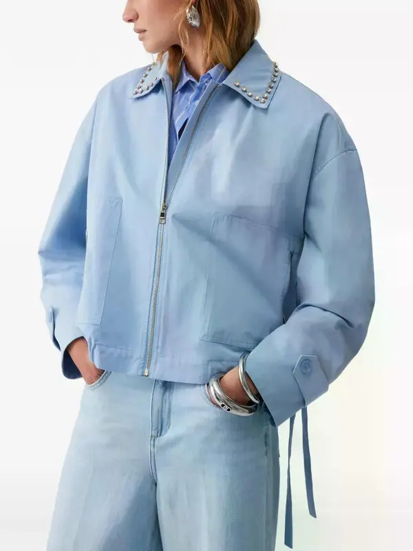 Liu Jo Bejewelled Bomber Jacket
