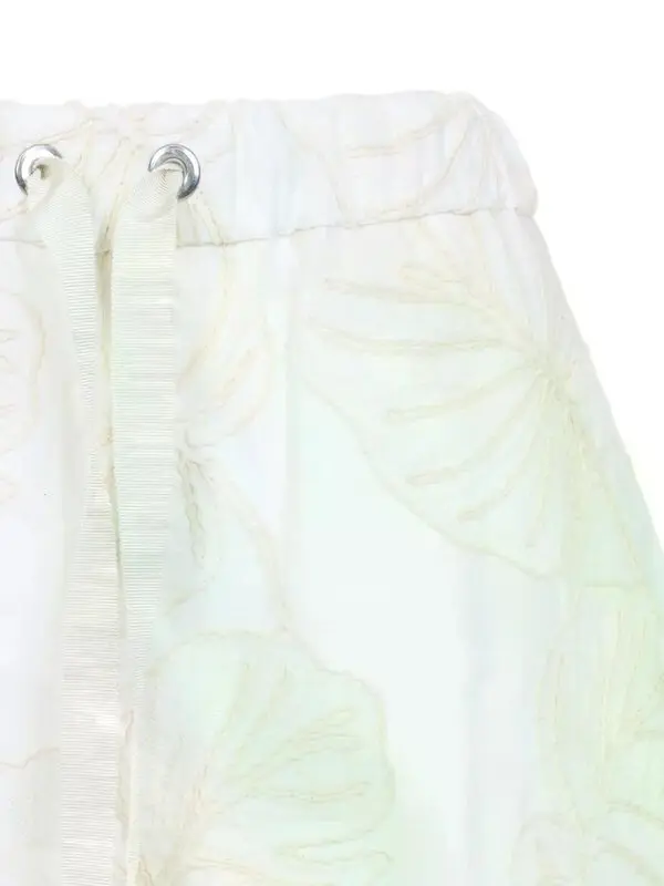 Moncler Floral Drawstring Shorts