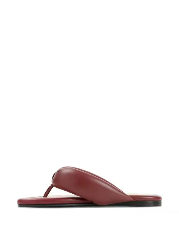 Carven Leather Thong Sandals