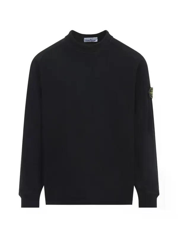 Stone Island Crew-neck Sweatshirt With Logo Patch