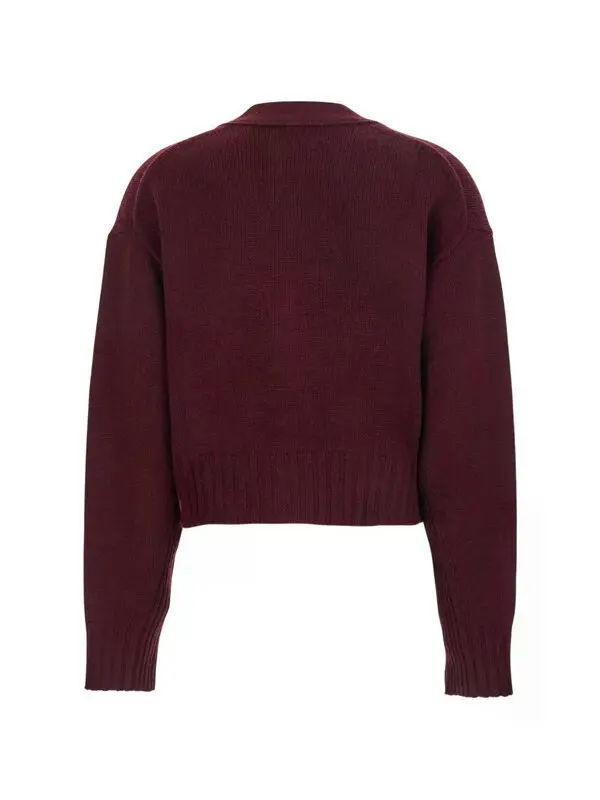 ALLUDE V-neck Button Cardigan