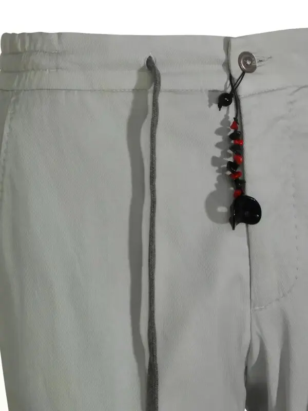 Marco Pescarolo Caracciolo Cotton Trousers With Drawstring Detail