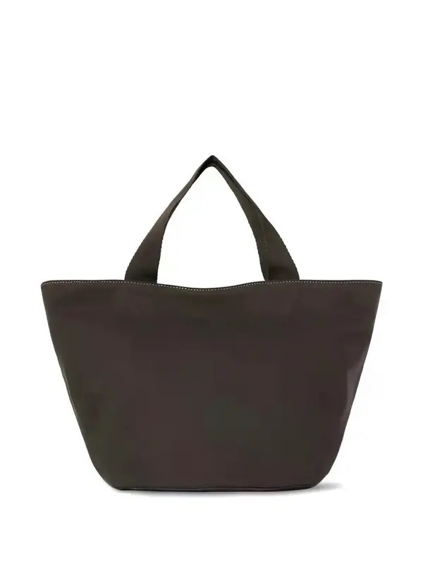 THE ROW Contrast-stitching Tote Bag - Green