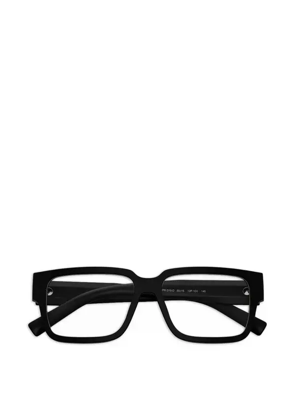 Prada Rectangle Frame Glasses - Black