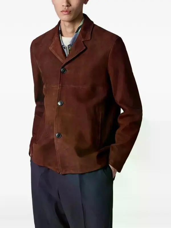 Paul Smith Suede Buttoned Jacket