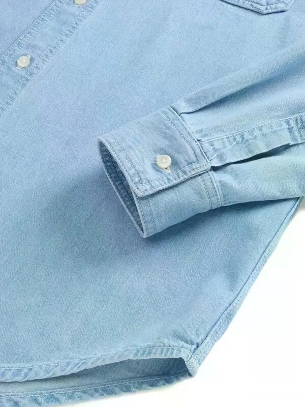 Woolrich Chest-pockets Denim Shirt