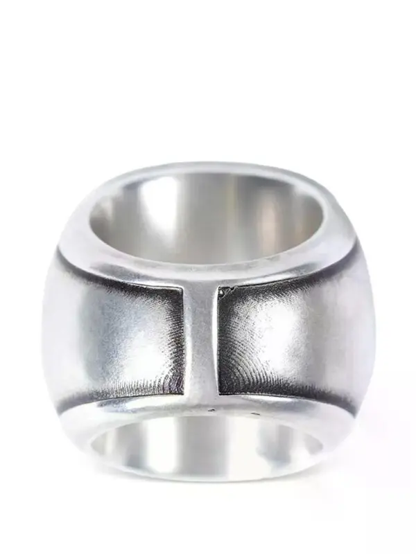 ANN DEMEULEMEESTER Square Detail Ring
