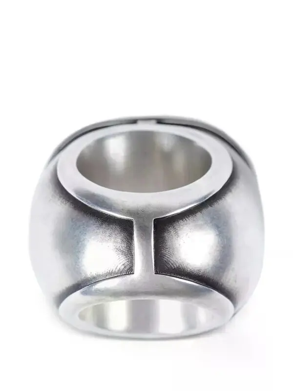 ANN DEMEULEMEESTER Tone Textured Square Detail Ring