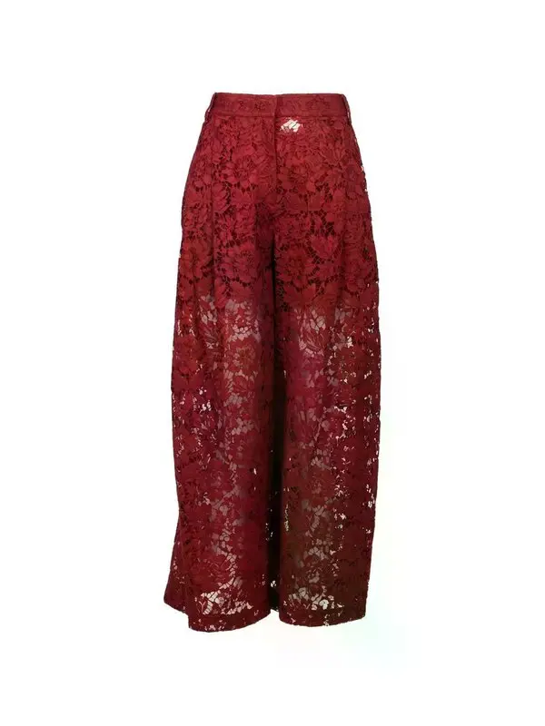 Valentino Garavani Lace Palazzo Pants