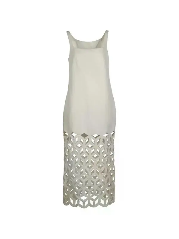 Valentino Garavani Cut-out Midi Dress - Neutrals