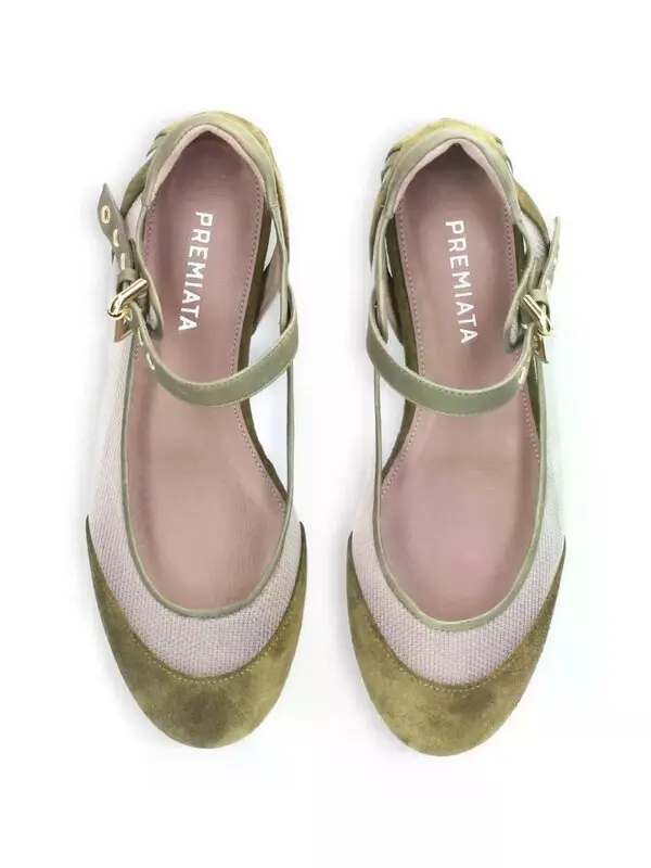 Premiata Buckle Ballet Flats - Neutrals