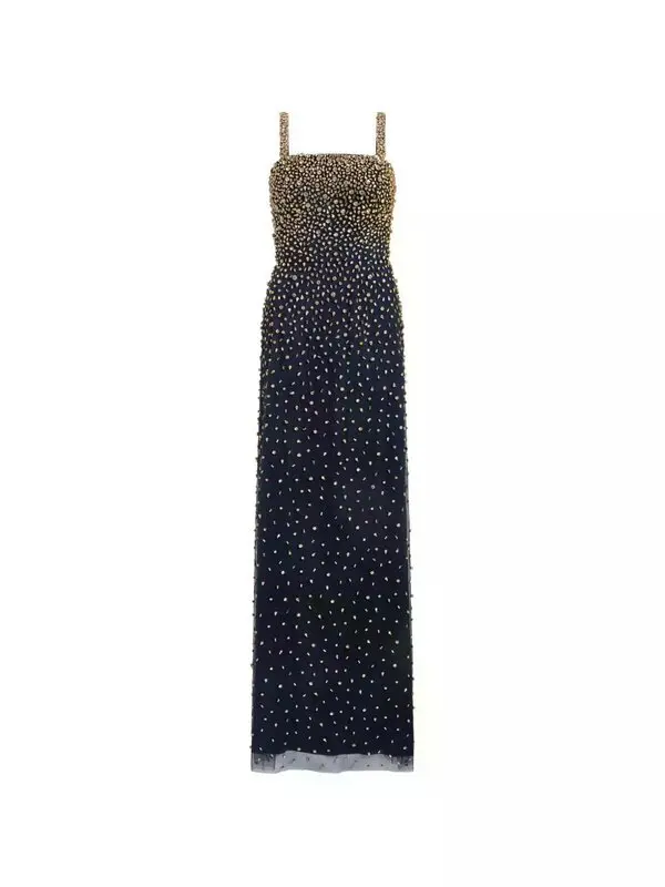 Jenny Packham Embellished Gown - Blue
