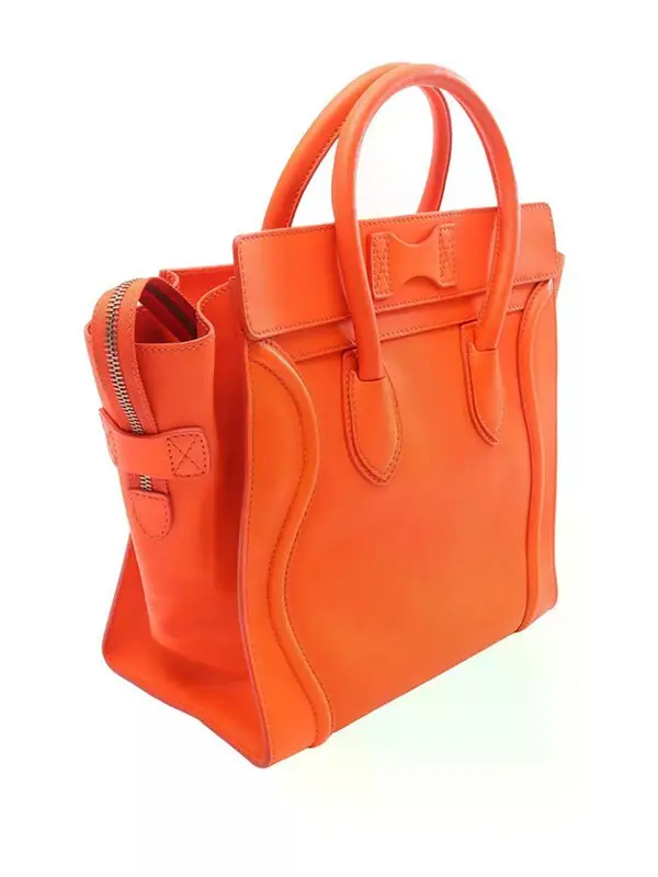 Celine Leather Luggage Tote Bag