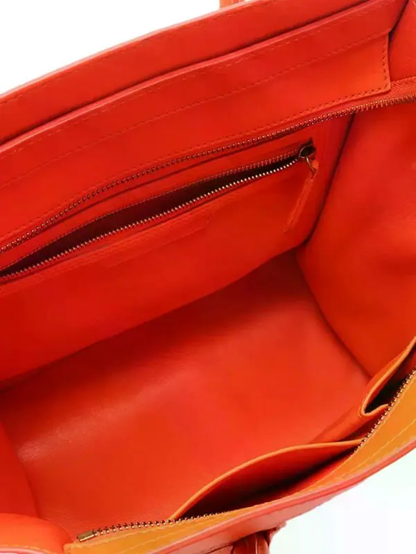 Celine Leather Luggage Tote Bag