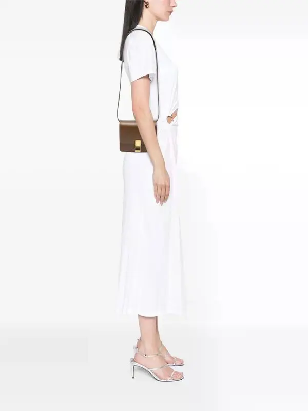 Celine 2019 Small Calfskin Classic Box Crossbody Bag - Brown