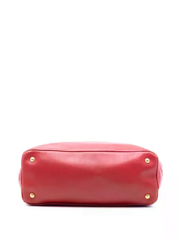 Prada Vitello Daino Open Convertible Tote Satchel