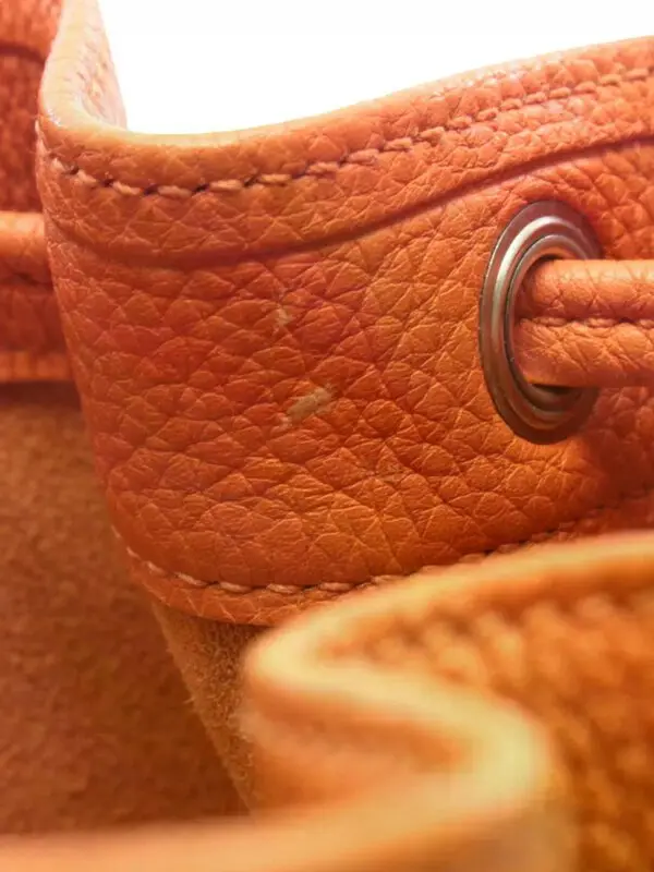 Hermès Taurillon Clemence Market Pm Bucket Bag - Orange