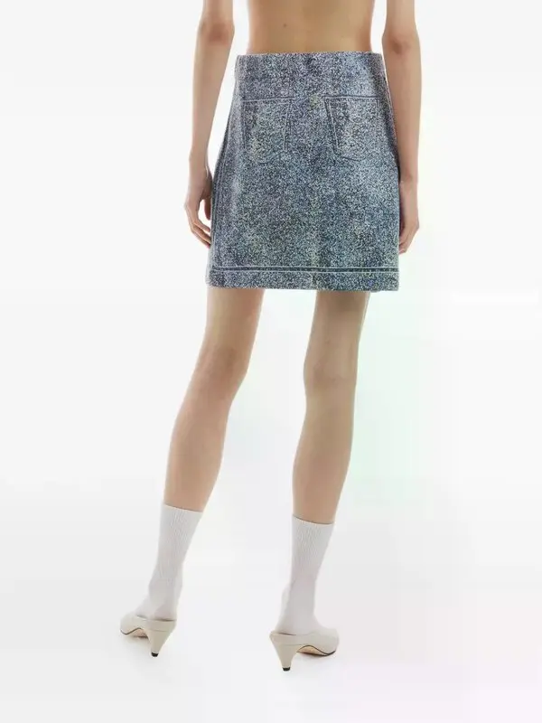 CRUSH COLLECTION Patterned Skirt