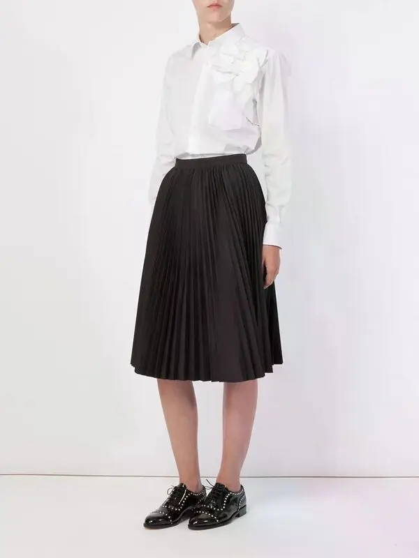 Junya Watanabe Pleated Midi Skirt