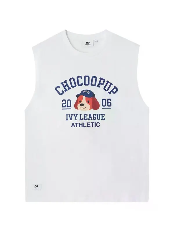 CHOCOOLATE Sleeveless T-shirt - White