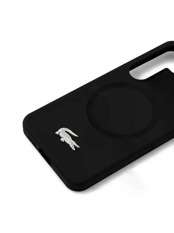 Lacoste Logo-plaque Samsung Galaxy S25 Phone Case - Black