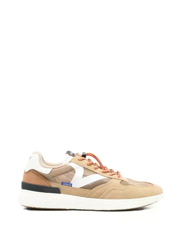 Victoria Beckham Beige Lace-up Sneakers - Brown