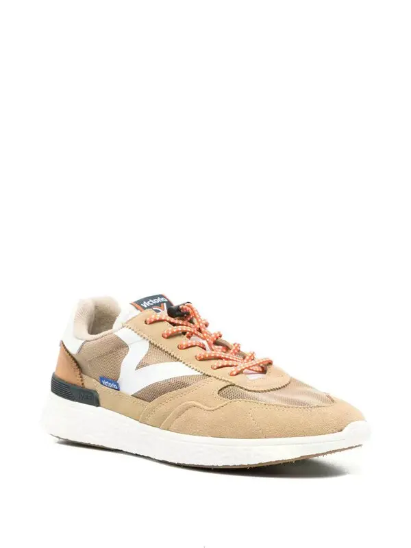Victoria Beckham Beige Lace-up Sneakers - Brown