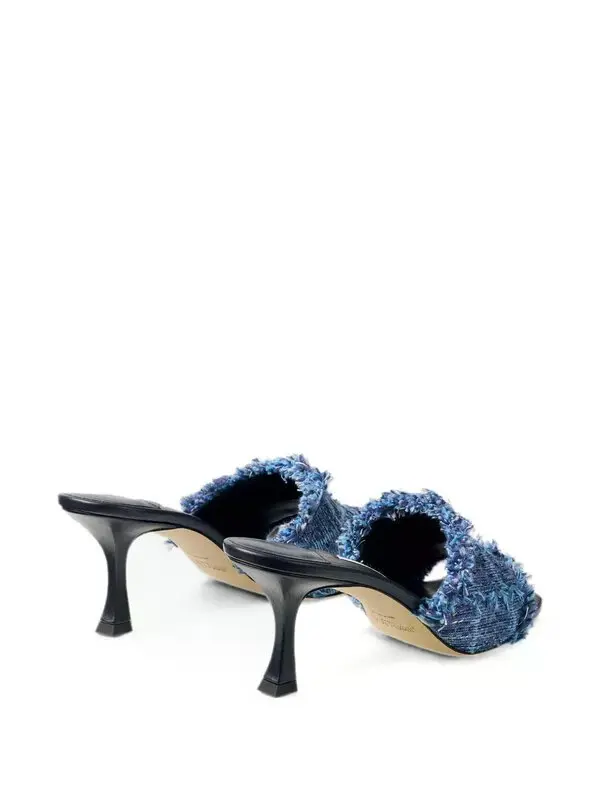 JIMMY CHOO Alexia 70 Denim Mules