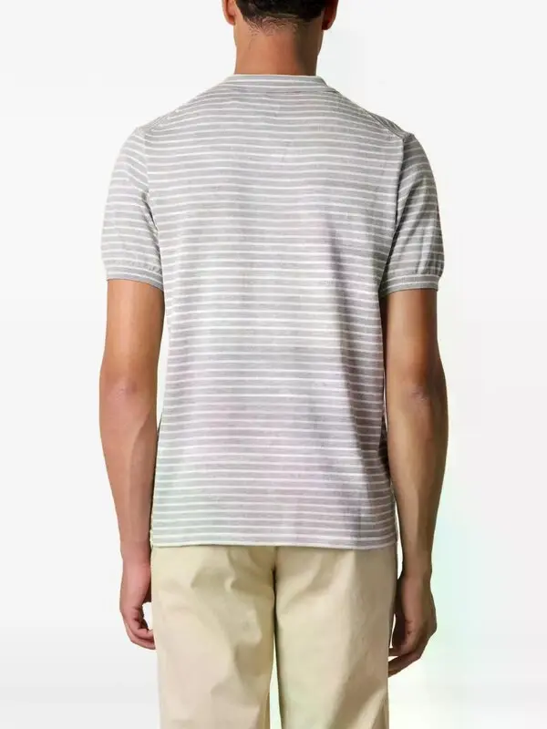 Brooks Brothers Logo-embroidered Striped Polo Shirt