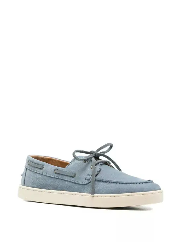 HENDERSON BARACCO Leather Boat Shoes - Blue