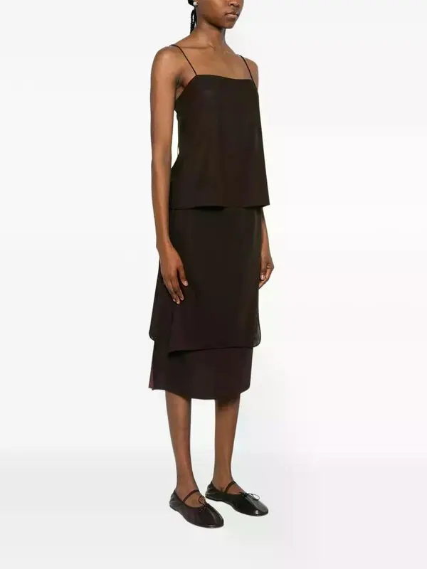 VIKTORIA CHAN Sataya Draped Skirt And Top Set