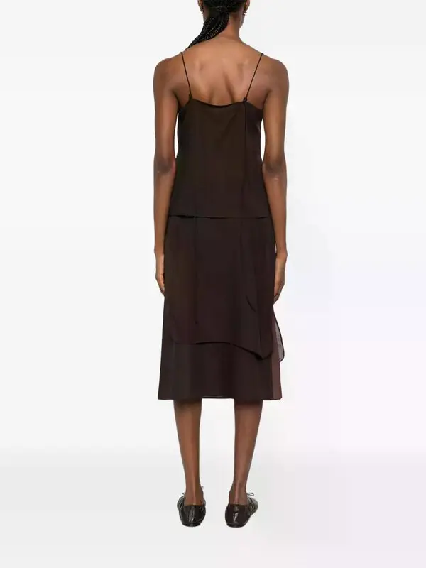 VIKTORIA CHAN Sataya Draped Skirt And Top Set