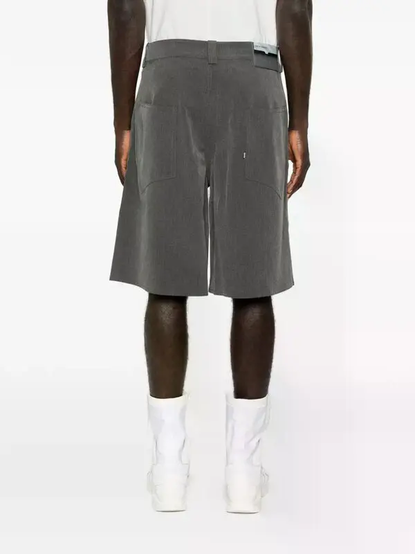 MADFRENZY Tailored Shorts With Pressed Pleats