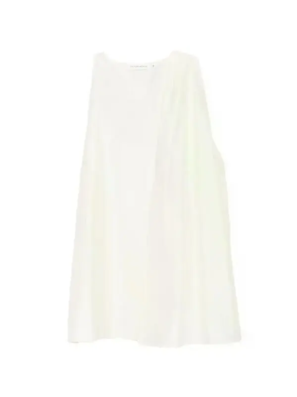 VIKTORIA CHAN Cilla Draped Sleeveless Top - Neutrals